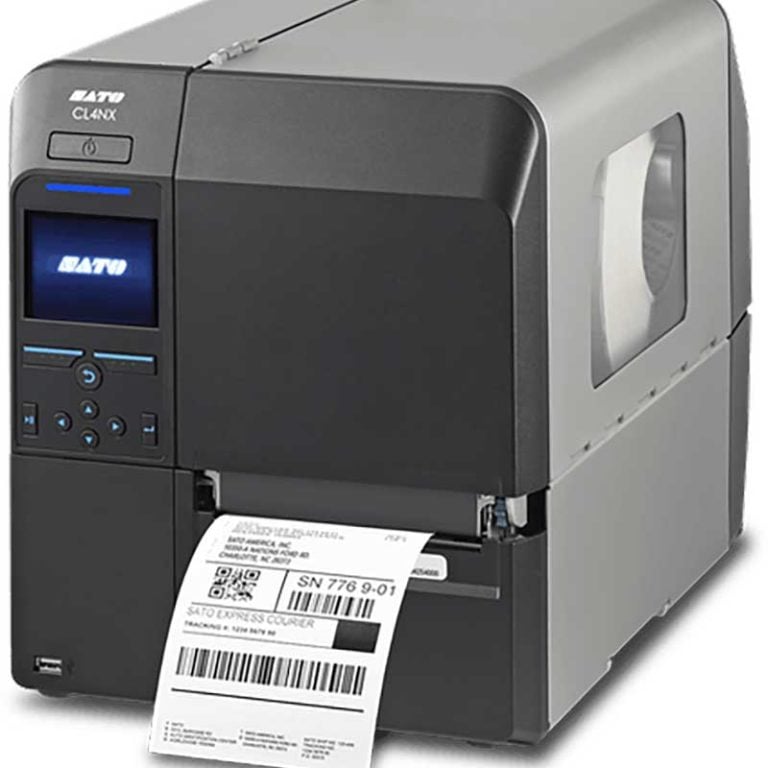 Sato CL4NX Plus m/dispenser og liner-rewinder • ACT Logimark AS